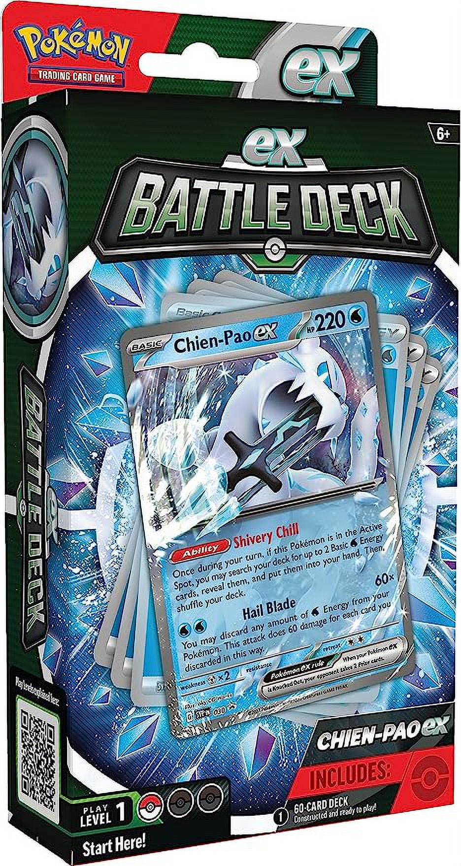 Pokemon TCG: Chien-Pao ex Battle Deck [Card Game, 2 Players] - Walmart.com