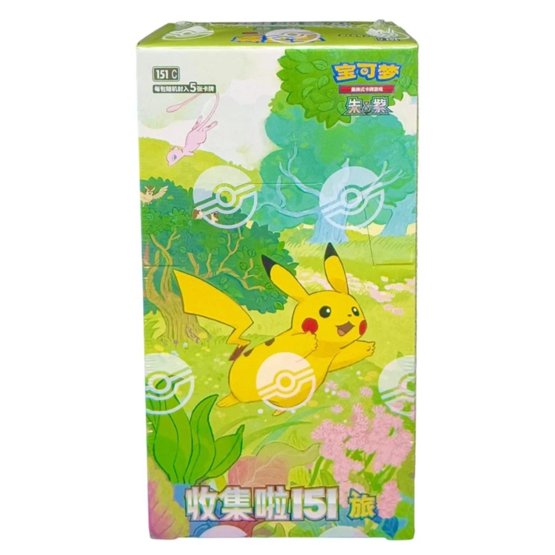 Pokemon TCG: Collect 151 Journey Standard Slim Booster Box (Chinese ...