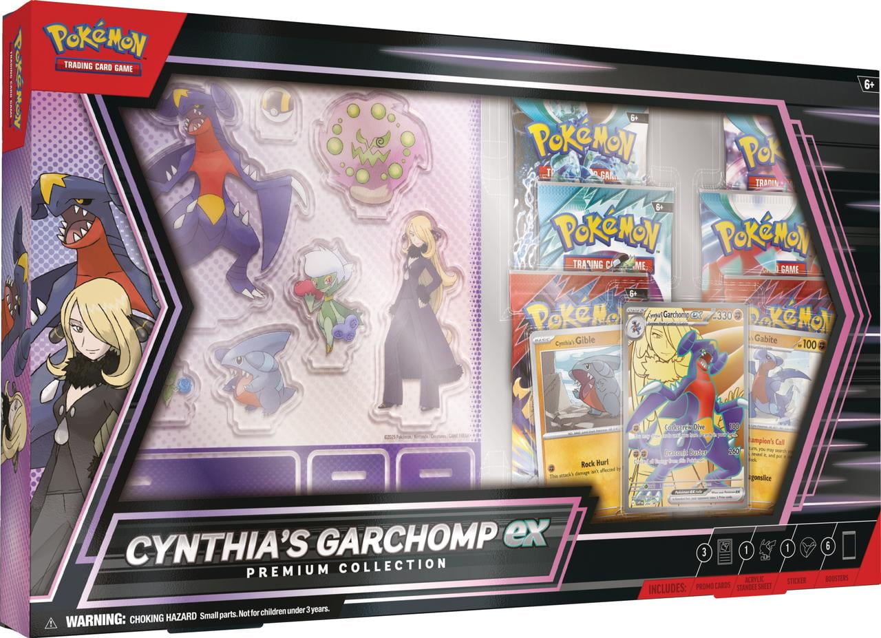 POKEMON CYNTHIAS GARCHOMP EX PREMIUM COLLECTION - Walmart.com