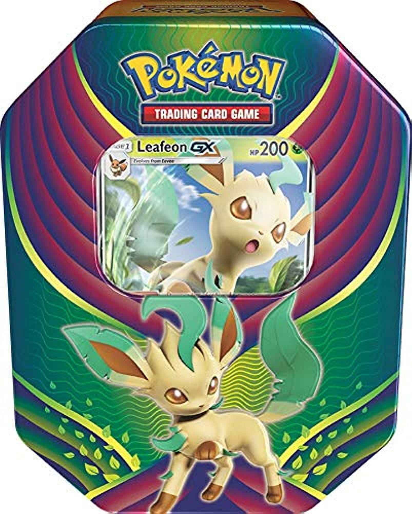 Pokemon TCG: Evolution Celebration Tin - Leafeon GX - Walmart.com