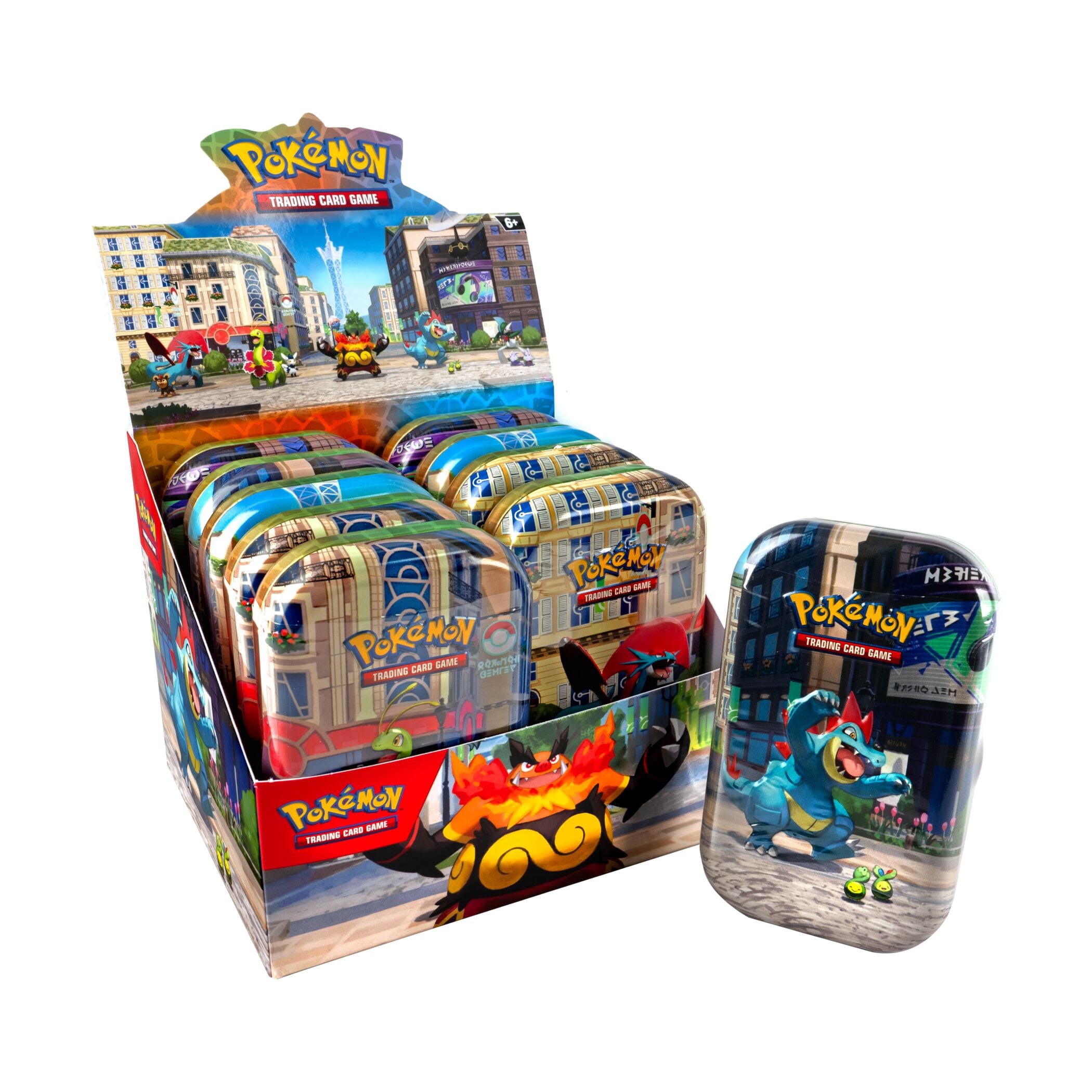 Pokemon TCG: Lumiose City Mini Tin Display (10 Mini Tins) - Walmart.com