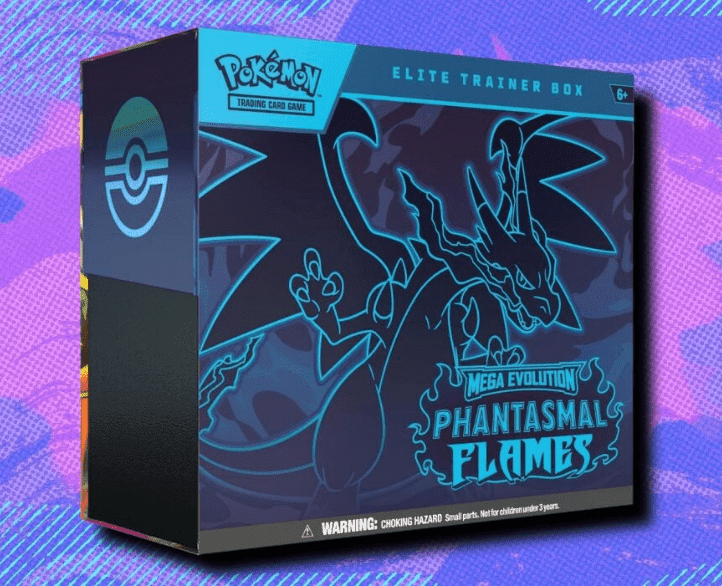 Pokemon TCG: Mega Evolution - Phantasmal Flames Elite Trainer Box! (ETB ...