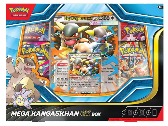 Pokemon TCG: Mega Kangaskhan ex Collection Box! - Walmart Business Supplies