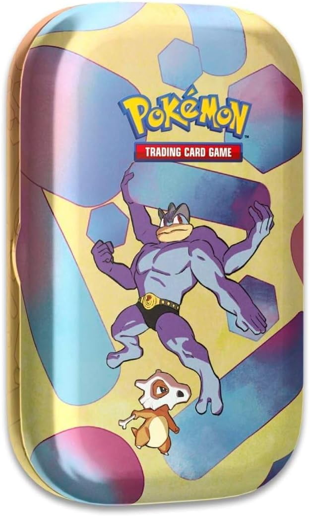 Pokemon TCG: Scarlet & Violet—151 Mini Tin – Machamp and Cubone (2 ...