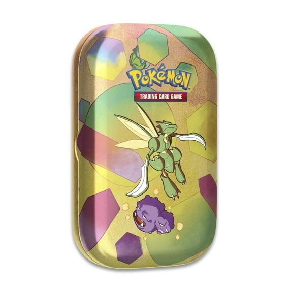 Pokemon TCG: Scarlet & Violet 151 Mini Tin | Scyther and Weezing ...