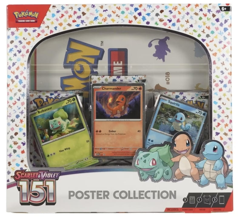 Pokemon TCG - Scarlet & Violet: 151 Poster Collection Box! - Walmart.com