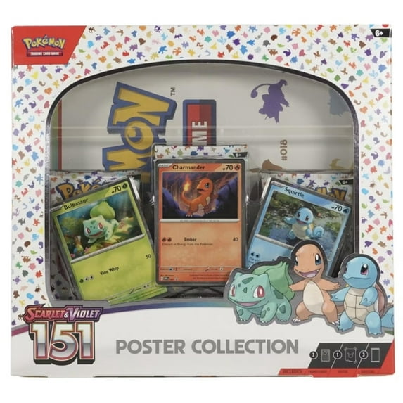 Pokemon TCG - Scarlet & Violet: 151 Poster Collection Box! - Walmart.com