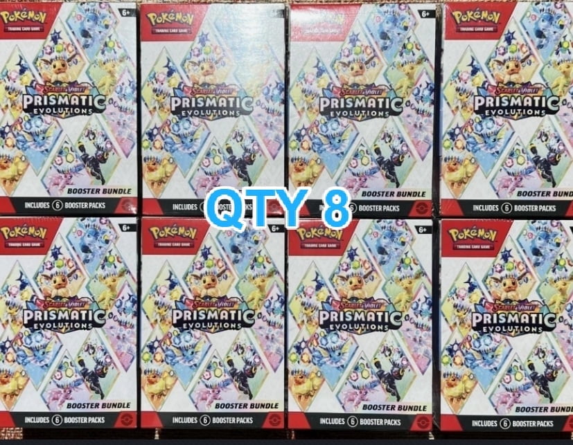 Pokemon TCG: Scarlet & Violet - Prismatic Evolutions Booster Bundle ...