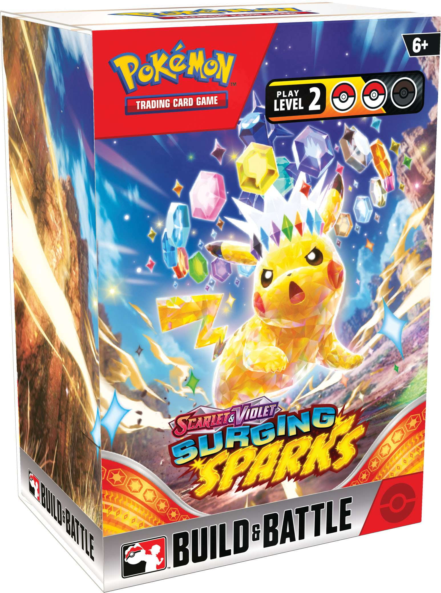 Pokemon TCG: Scarlet Violet - Surging Spark Build and Battle Box ...