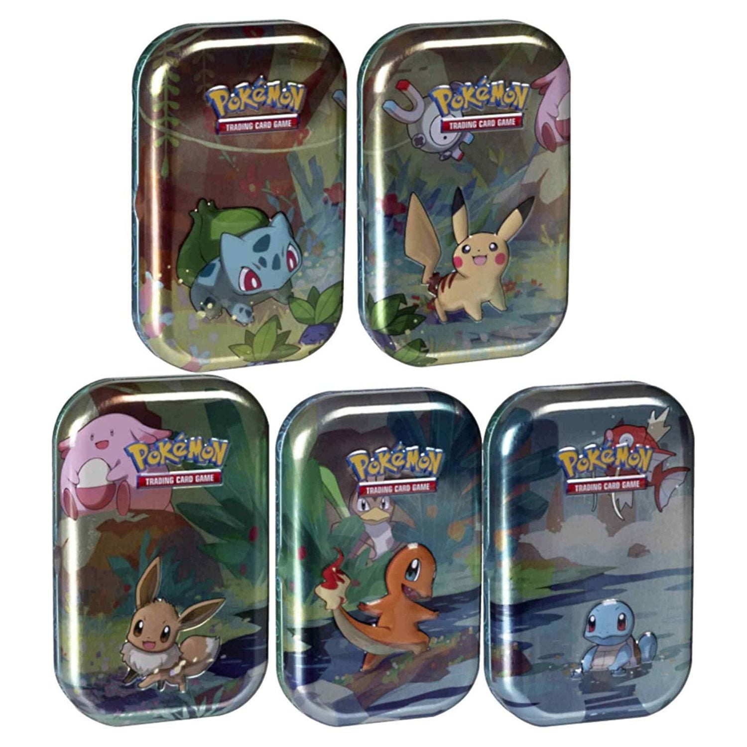 Pokemon TCG Sun and Moon Kanto Friends Mini Collectible Tin - Walmart.com