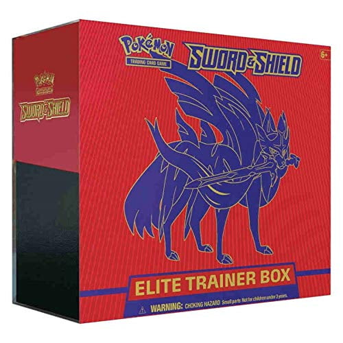 Pokemon TCG: Sword & Shield Zacian Elite Trainer Box - Walmart.com