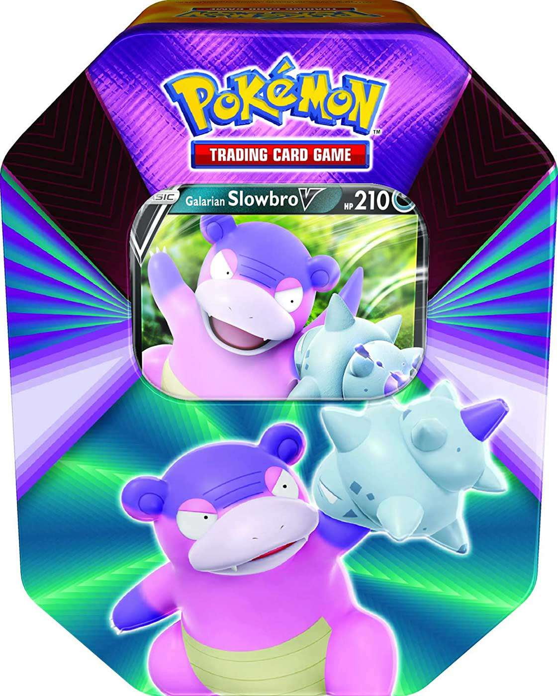 Pokemon TCG: V Forces Tin - Slowbro V [Card Game, 2 Players] - Walmart.com