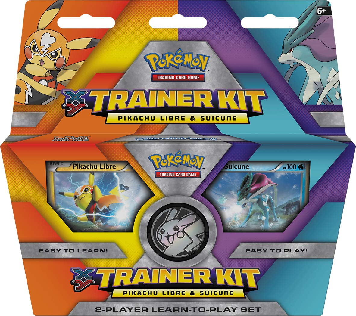 Pokemon TCG: XY Trainer Kit-Pikachu Libre and Suicune 2-Player Learn-to ...