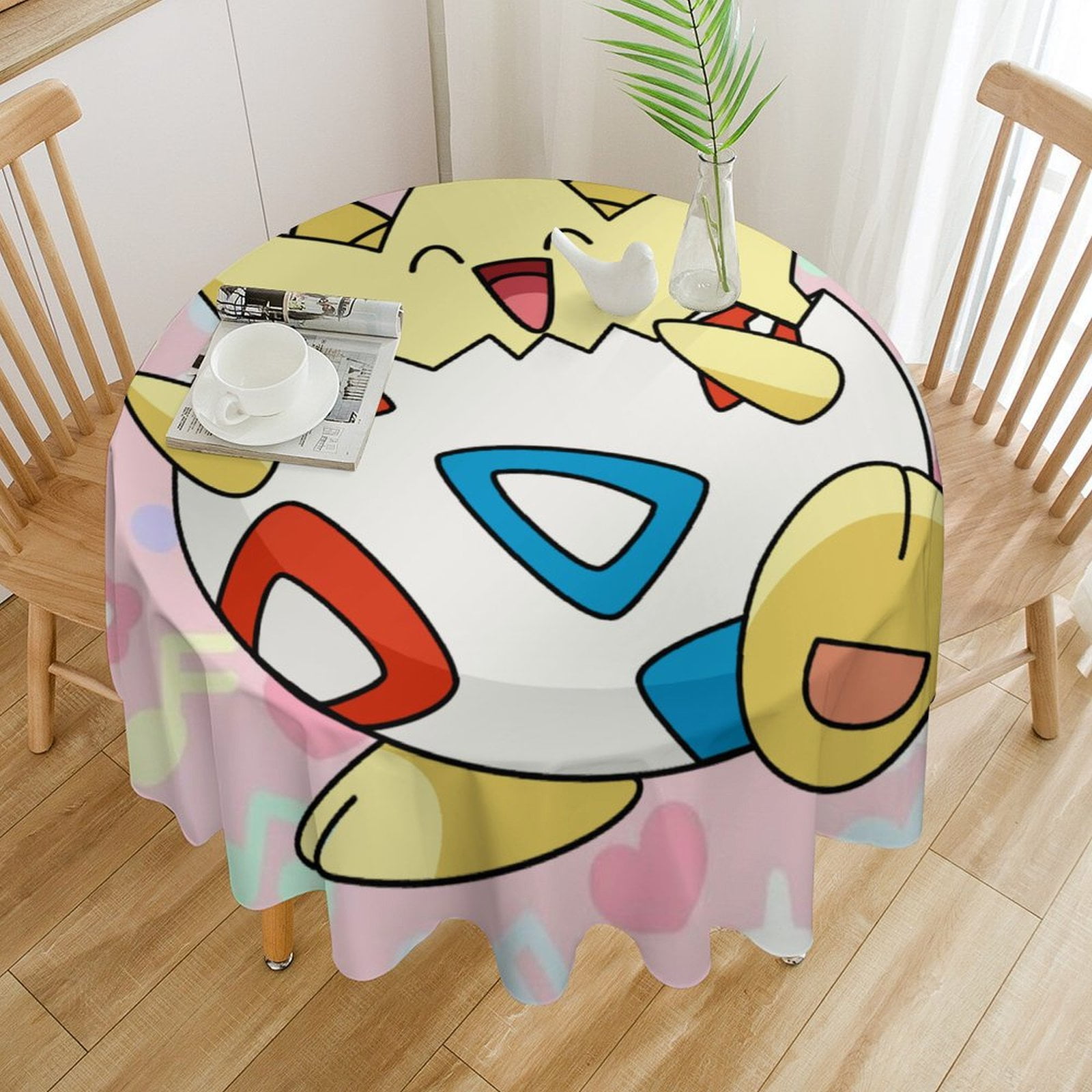 Pokemon Tablecloth Anime for Dining Table Picnic Gift 36x36in Pokemon ...