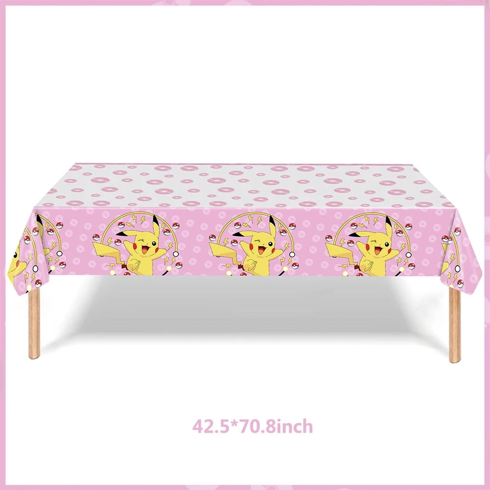 Pokemon Tablecloth Birthday Party Decorations Baby Shower Disposable ...
