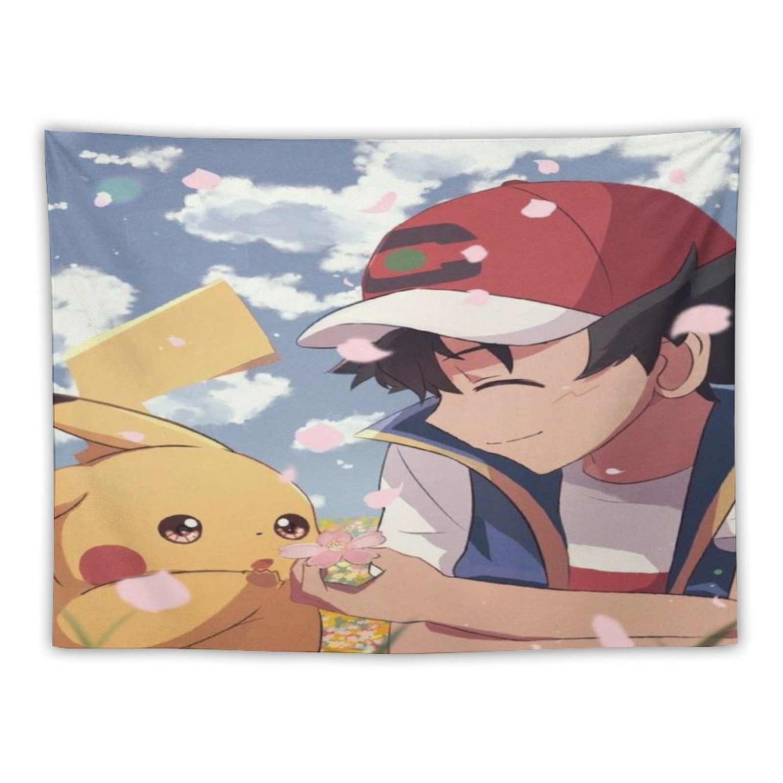 Pokemon Tapestry Gift Wall Hanging Backdrop for Room Bedroom Girls Fans ...