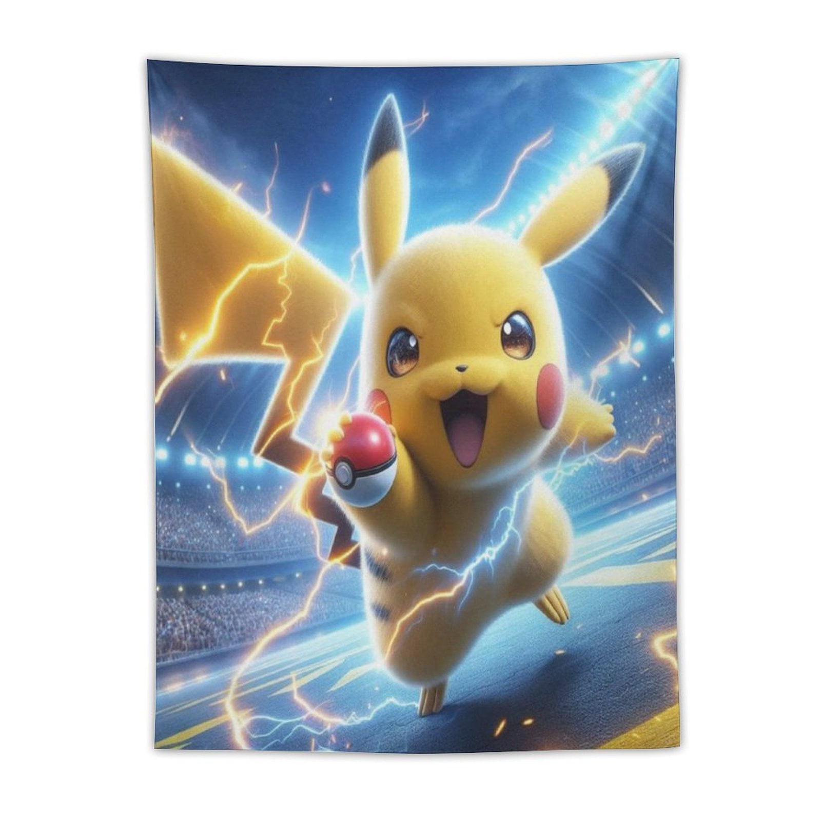 Pokemon Tapestry Gift Wall Hanging Backdrop for Room Bedroom Girls Fans ...