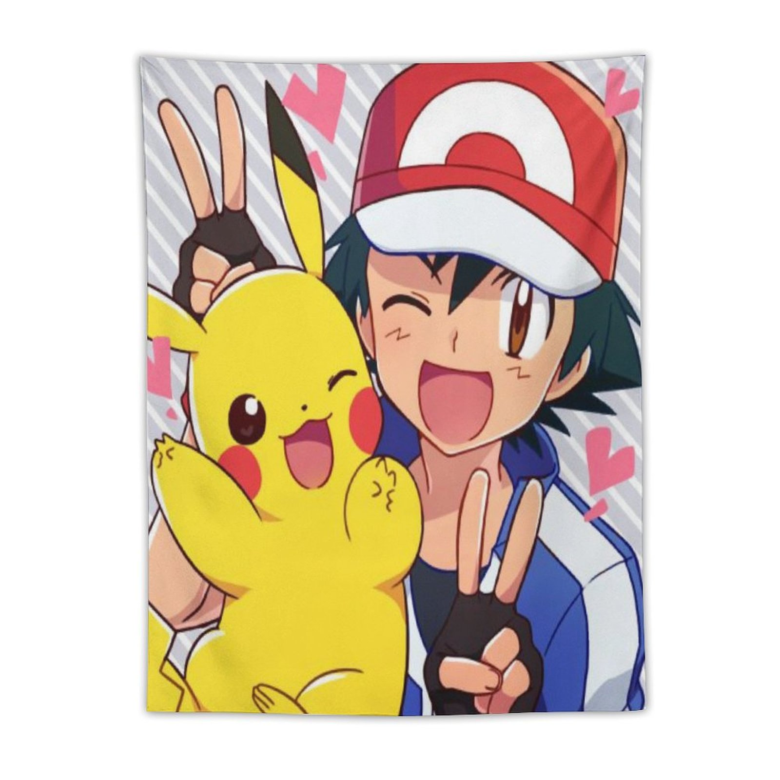 Pokemon Tapestry Gift Wall Hanging Backdrop for Room Bedroom Girls Fans ...