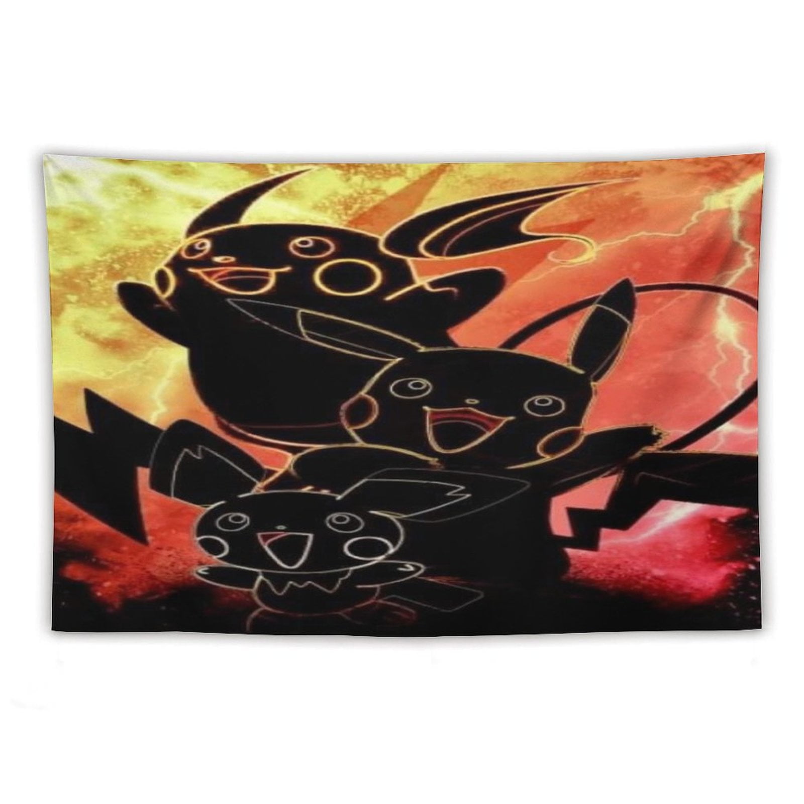 Pokemon Tapestry Gift Wall Hanging Backdrop for Room Bedroom Girls Fans ...
