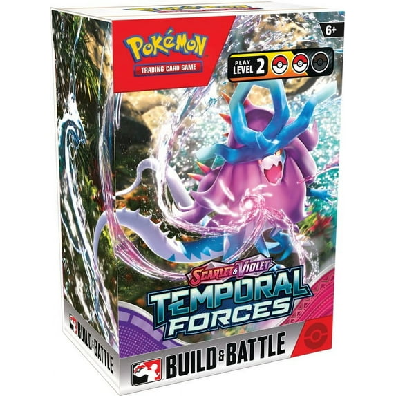Pokemon Temporal Forces Build, Battle Box, 4 Booster Packs, Promo Card ...