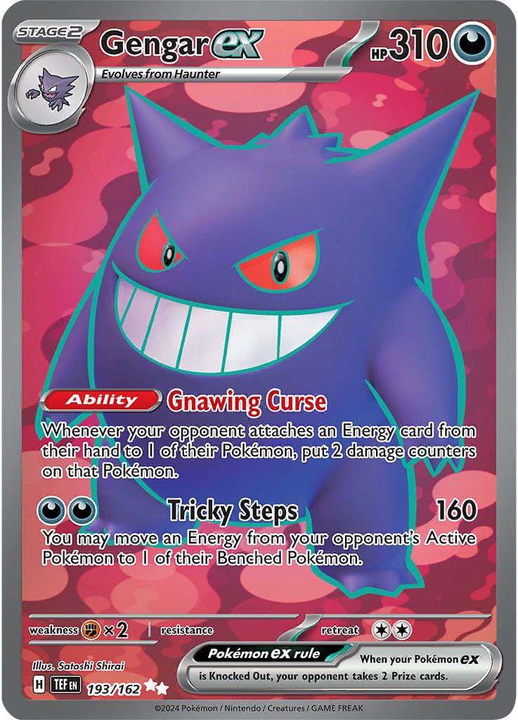 Pokemon Temporal Forces Ultra Rare Gengar ex #193 - Walmart.com