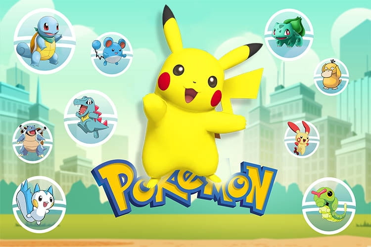 Pokemon Theme Backdrop,Dream Pikachu Birthday Party Supplies Decoration ...