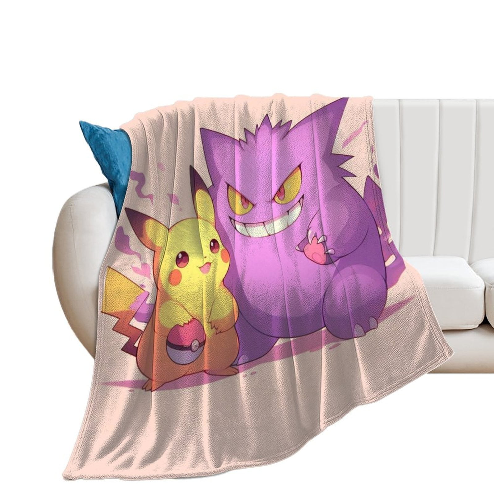 Pokemon Throw Blanket Cute Flannel for Boys Girls Men Women - Walmart.com