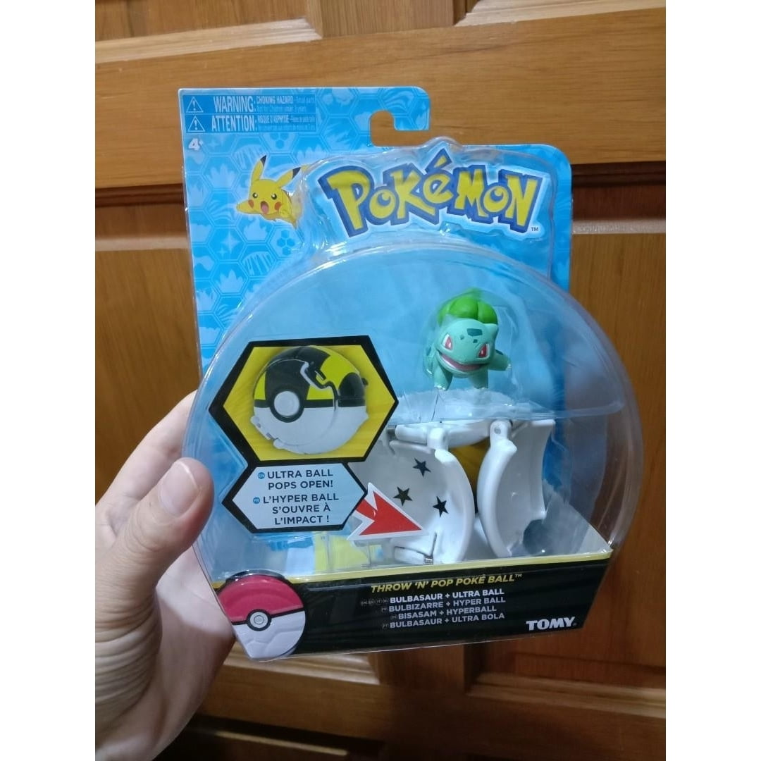 Pokemon Throw N Pop Poke Ball Bulbasaur - Walmart.com