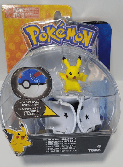 Pokemon Throw 'N' Pop Pokeball Pikachu & Great Ball - Walmart.com