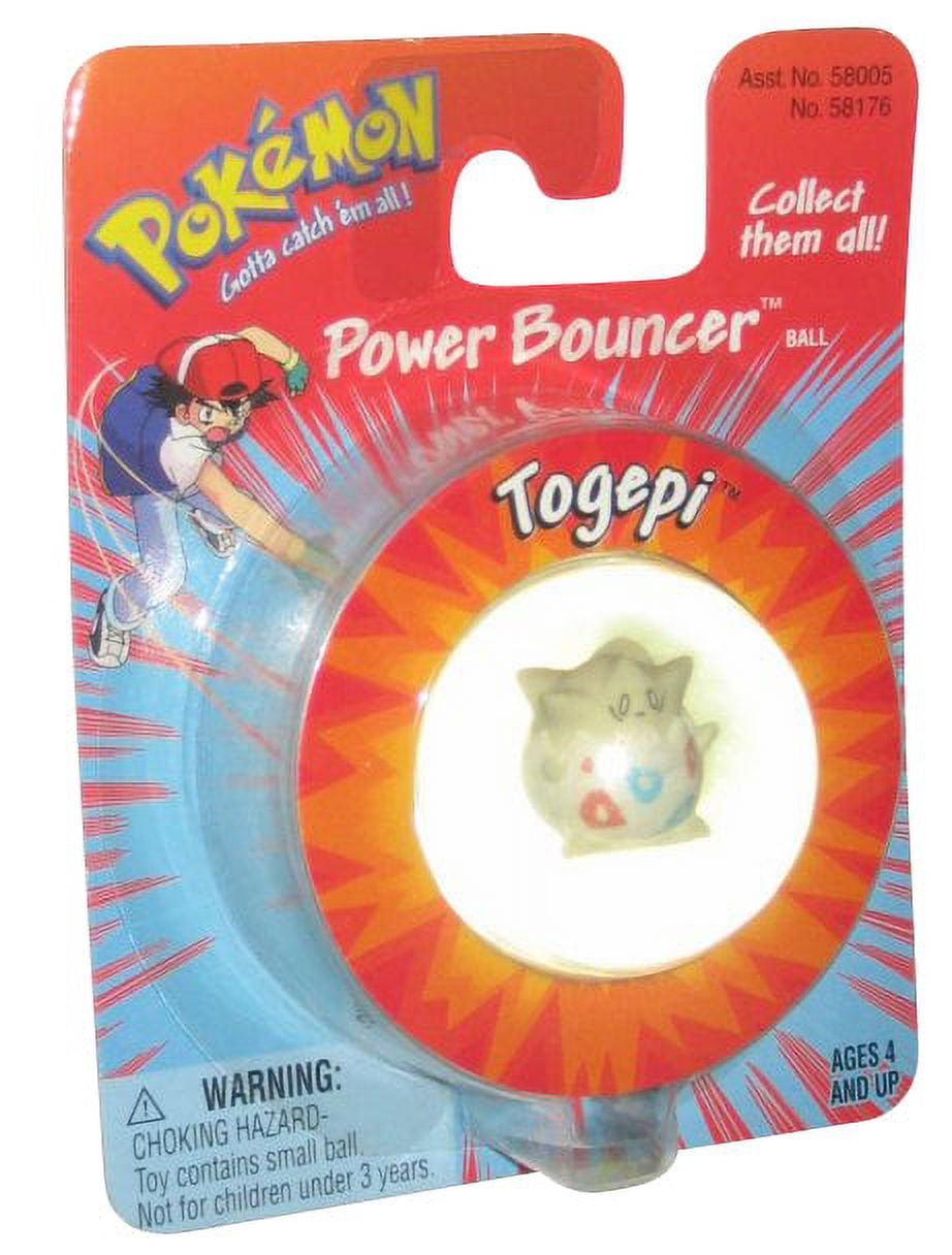 Pokemon Togepi Hasbro (1998) Nintendo Power Bouncer Toy - Walmart.com