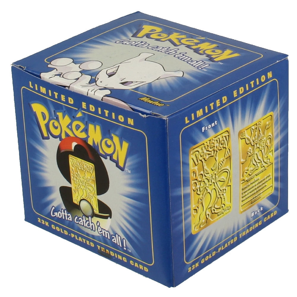 Pokemon Toys - Burger King Gold-Plated Trading Card - MEWTWO #150 ...
