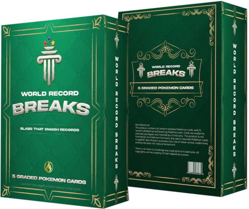 Pokemon Trading Card Box (5 GRADED Cards) - Walmart.com
