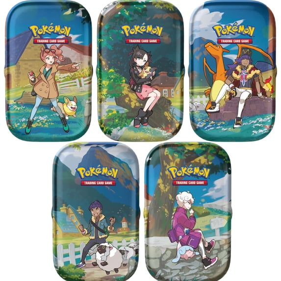 Pokemon Trading Card Game Crown Zenith Set of 5 Mini Tin Sets - Walmart.com