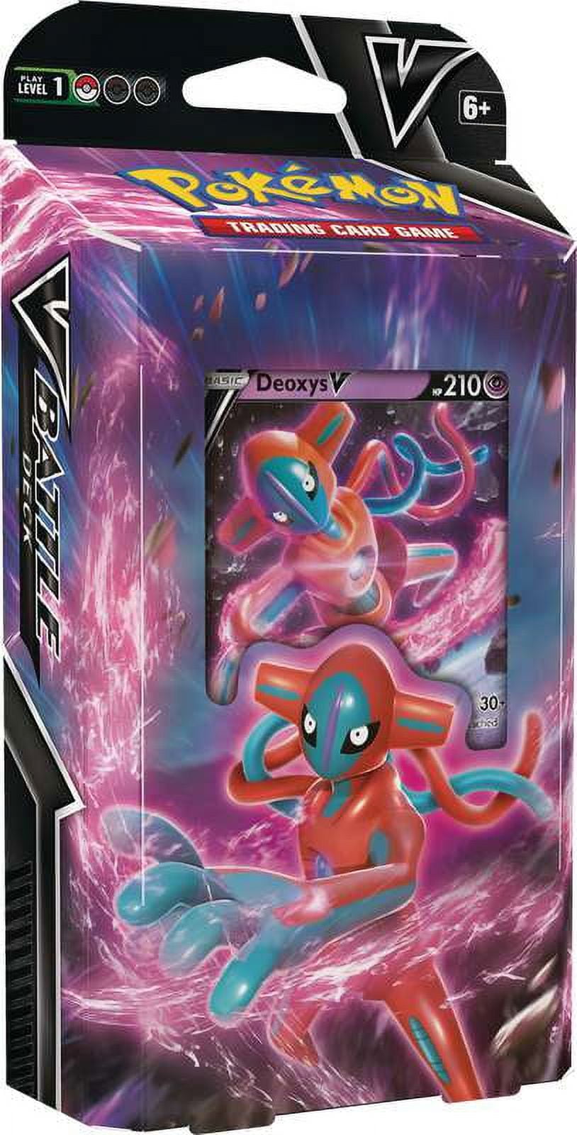 Walmart Pokemon TCG Deoxys V Battle Deck with Metallic Box (60 Cards ...