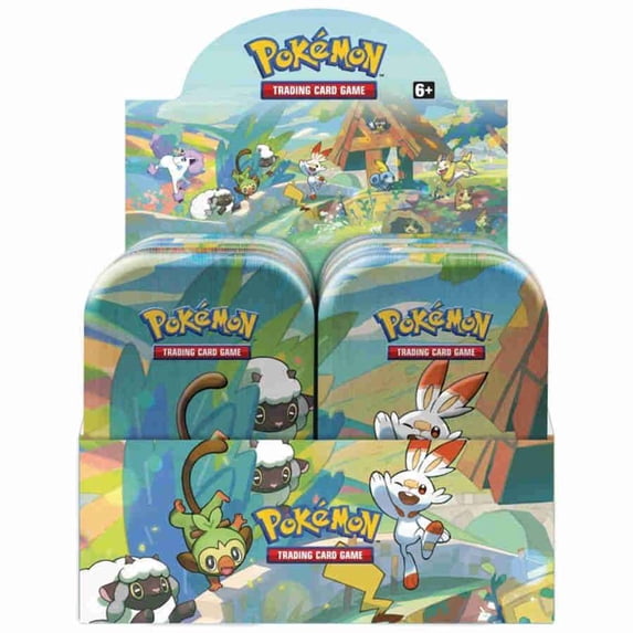 Pokemon Trading Card Game Galar Pals Mini Tin Box (10 Tins) - Walmart.com