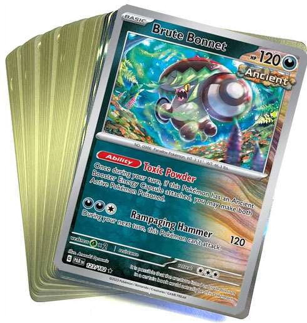 Pokemon Trading Card Game Paradox Rift LOT of 50 Single Cards (5 Rares ...