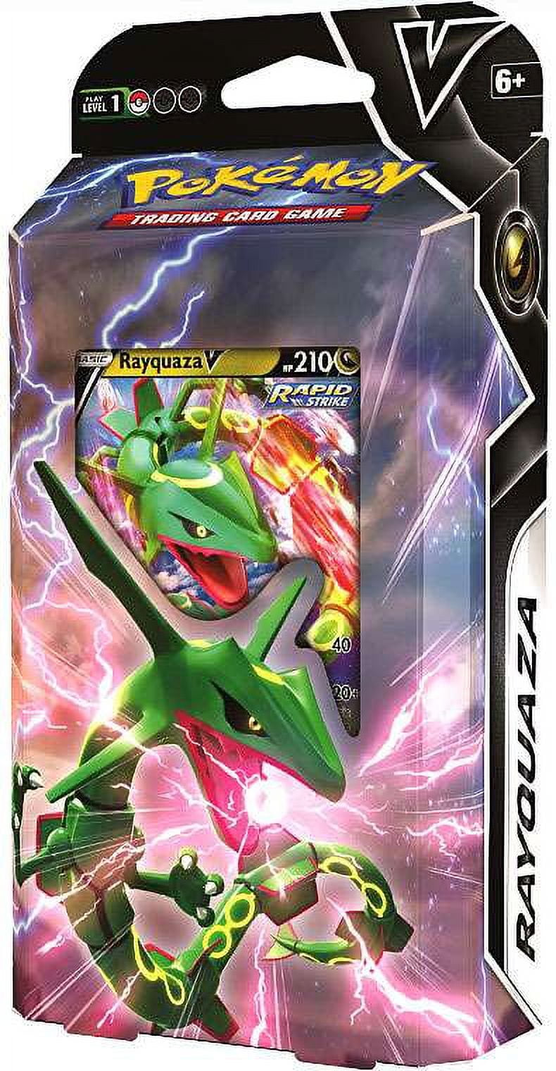 Pokémon Rayquaza V Battle Deck, 60-Card Deck, Dragon Types, Fire and ...