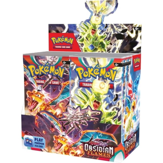 Pokemon TCG: Scarlet & Violet Obsidian Flames Booster Box (36 Packs ...