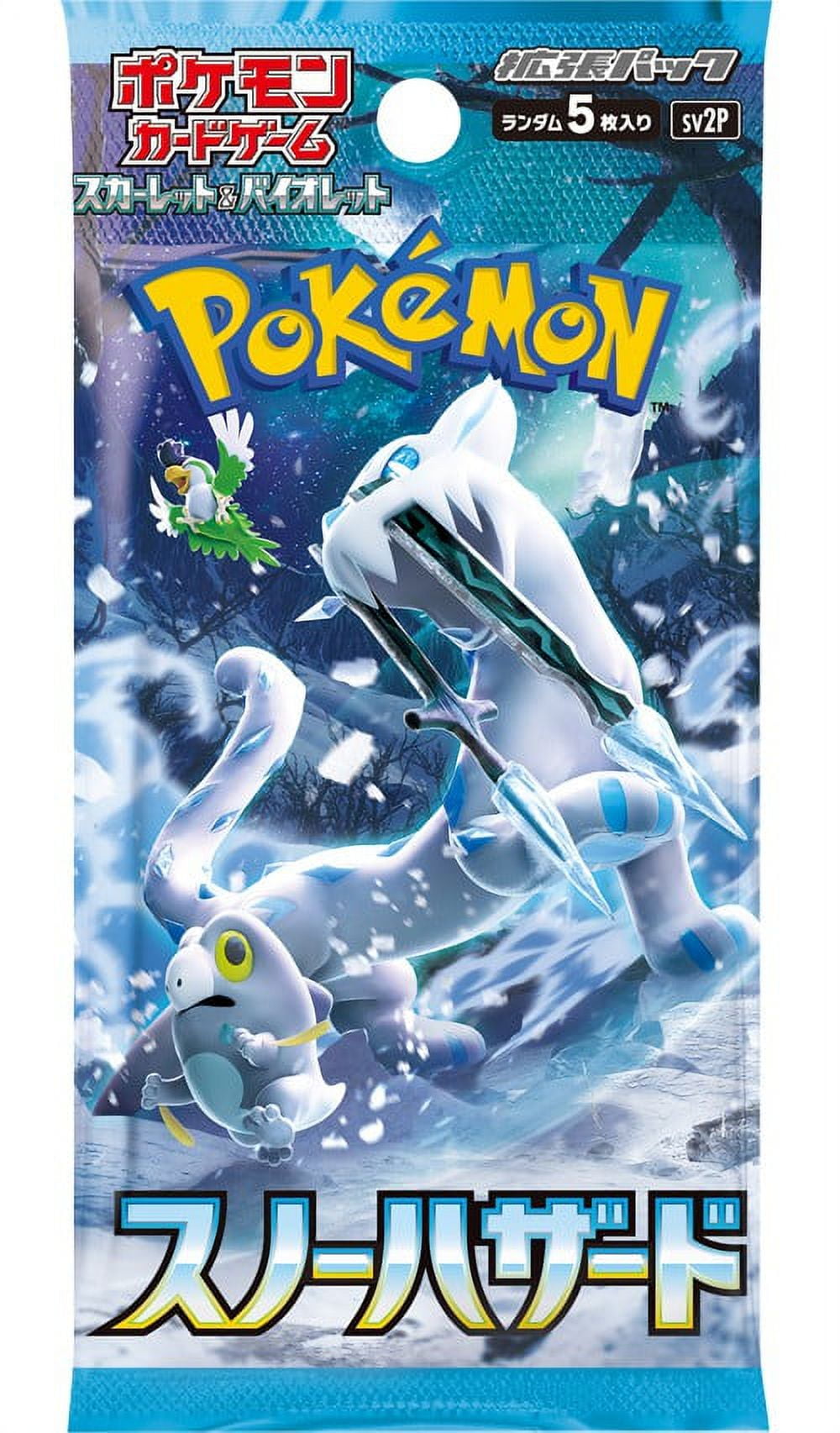 Pokemon Trading Card Game, Scarlet and Violet Snow Hazard Booster Pack ...