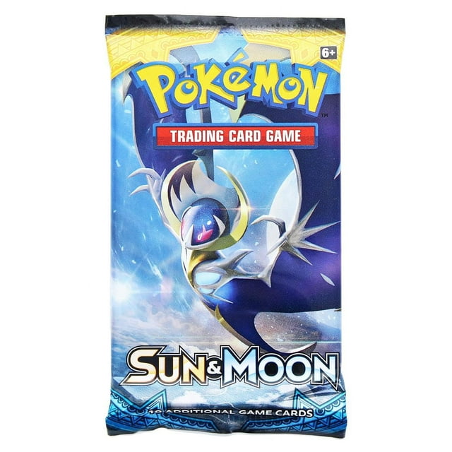 Pokemon Trading Card Game-Sun and Moon Booster Pack - Walmart.com