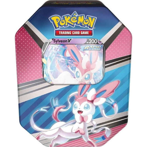 Pokemon Trading Card Game Sylveon Tin (4 Booster Packs & 1 Foil Promo ...