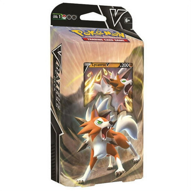 Pokemon Trading Card Game - V Battle Deck - LYCANROC V (60-Card Deck ...