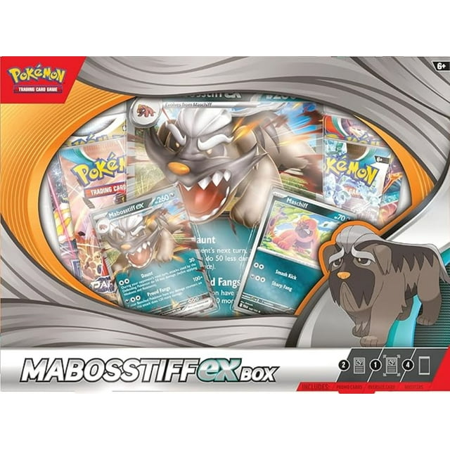 Mabosstiff EX Box - Pokemon Trading Card Games with 4 Packs - Walmart.com