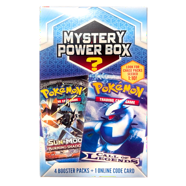 Pokemon Trading Card Games Mystery Power Box 11 - 4 booster packs ...