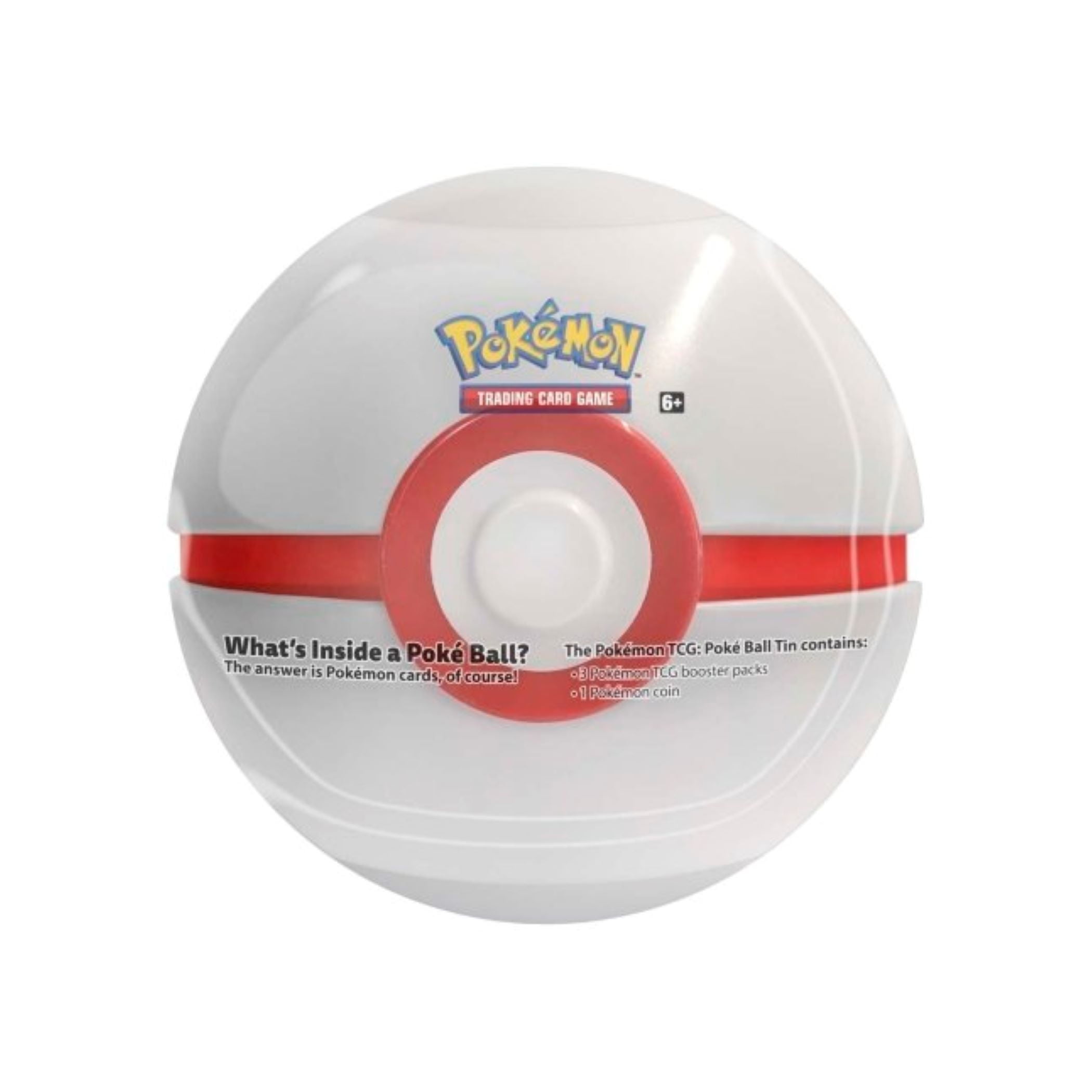 Pokemon Trading Card Games Poke Ball Tin with 3 packs Included ...