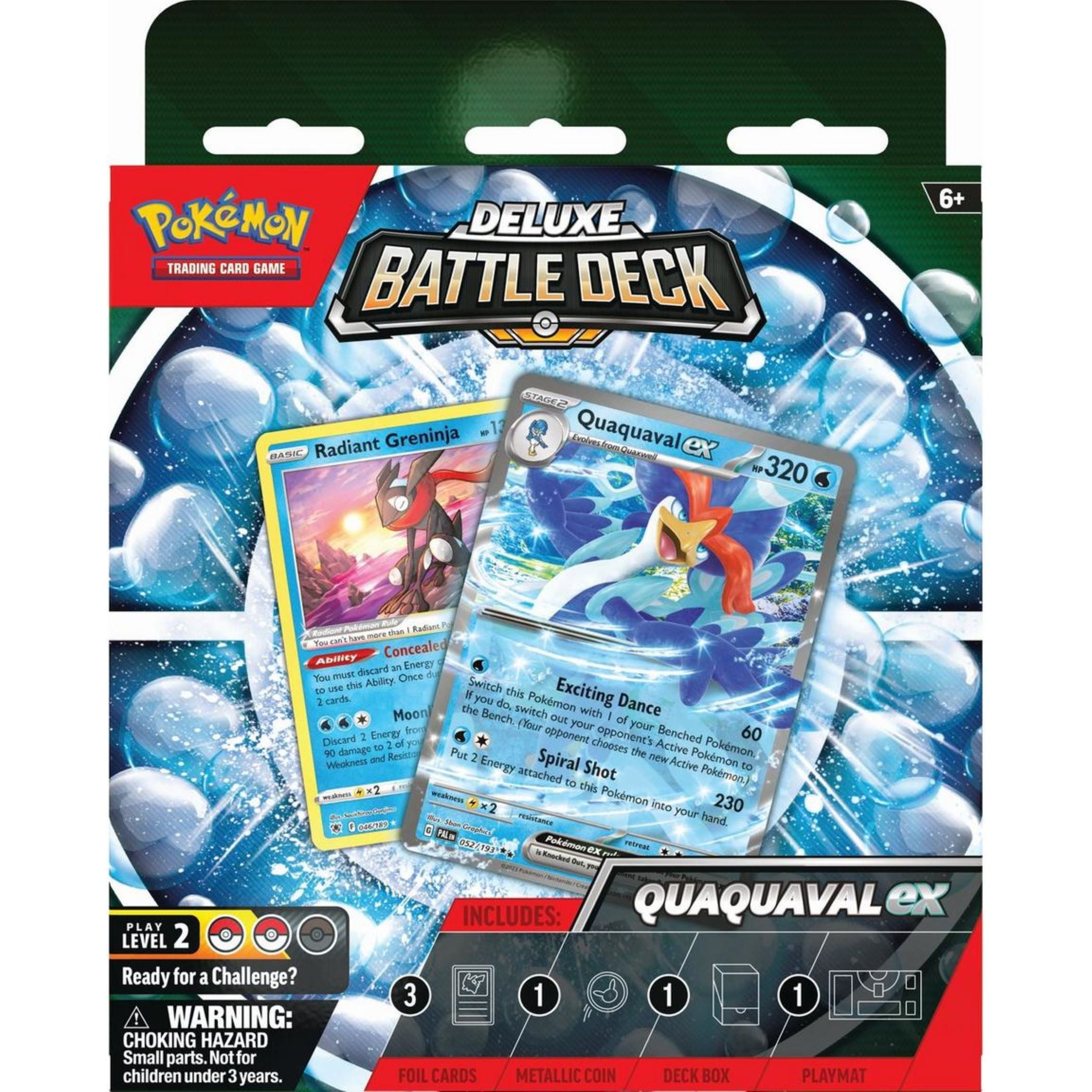 Pokemon Trading Card Games Quaquaval Deluxe Battle Deck - 1 ready-to ...