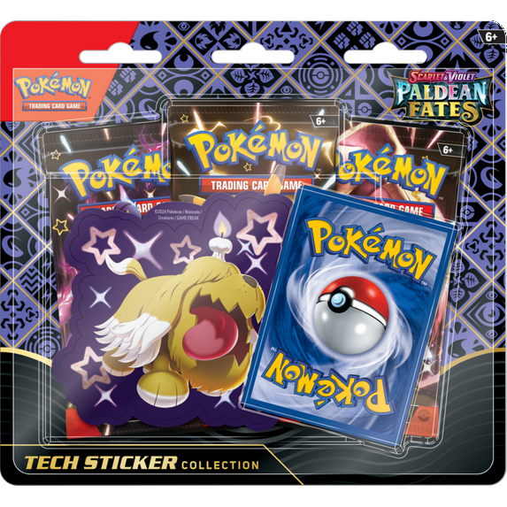 Pokemon Trading Card Games SV4.5 Paldean Fates Tech Sticker Collection ...