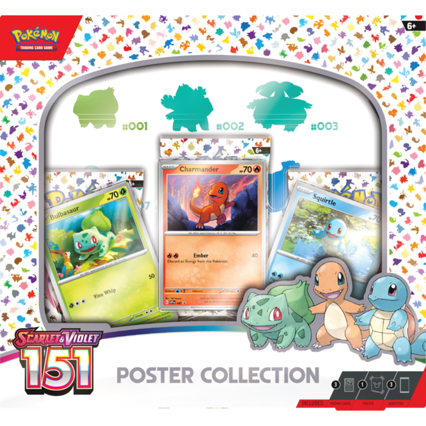 Pokemon Trading Card Games Scarlet & Violet 3.5 151 Poster Collection ...