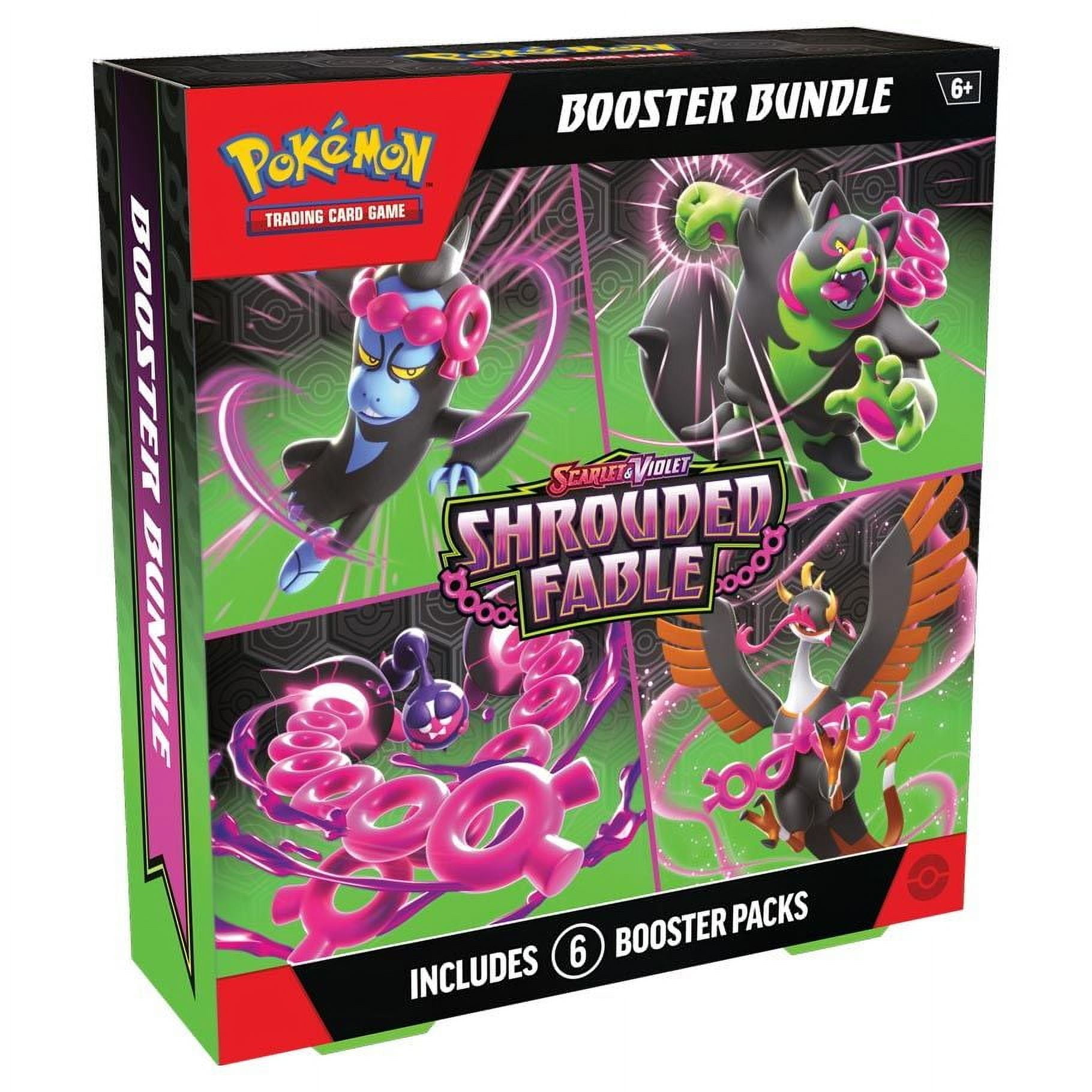Pokemon Scarlet and Violet Shrouded Fable Booster Bundle, 6 Packs ...