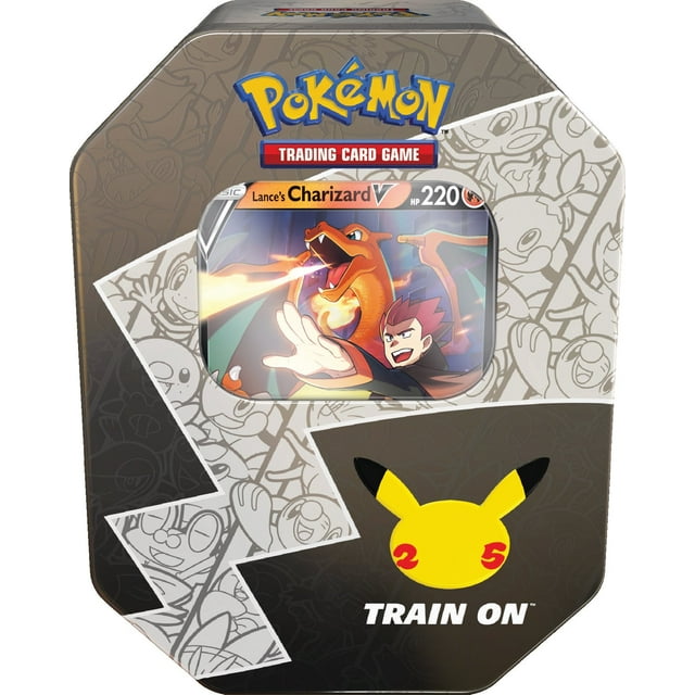 Pokemon Trading Cards 25th Anniversary Tin - Walmart.com